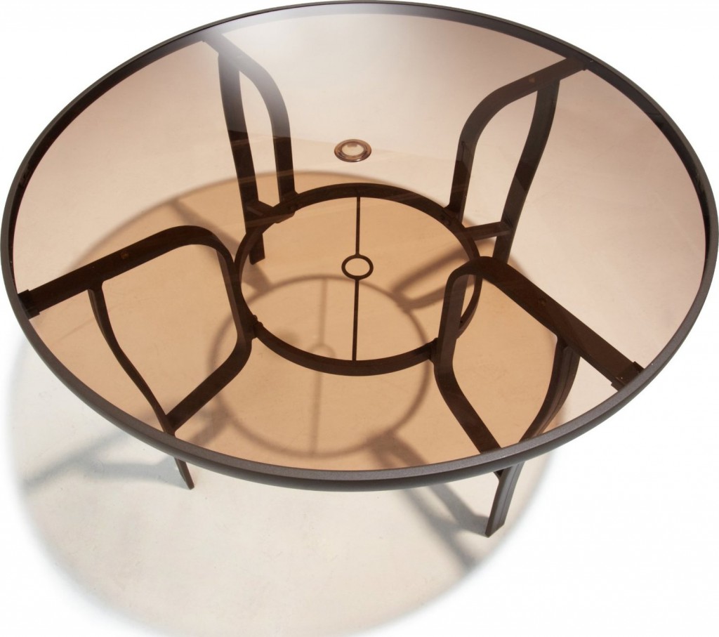 Strathwood Rawley 48-Inch Round Dining Table - Patio Table