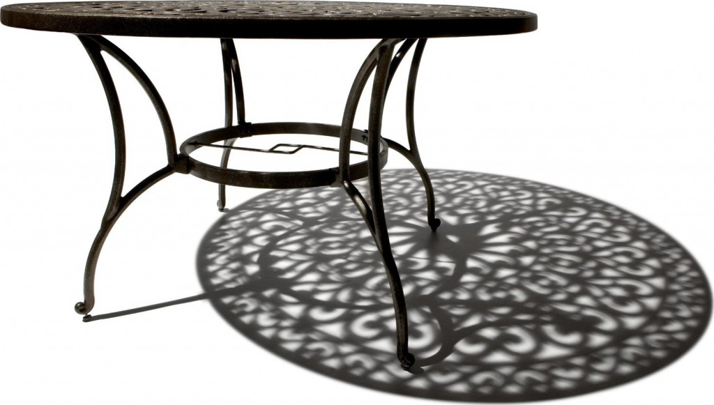 Strathwood St. Thomas Cast Aluminum Round Dining Table - Patio Table
